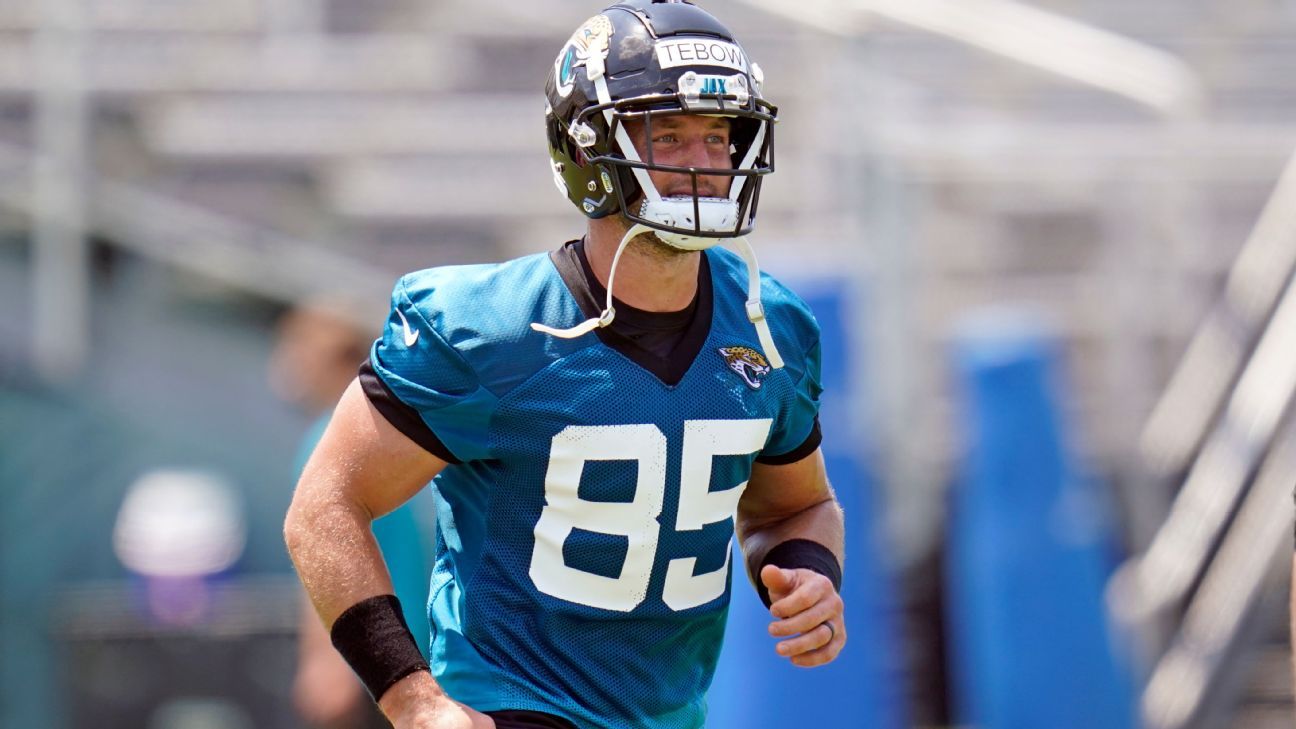 Tim Tebow makes transition for Jaguars; Trevor Lawrence makes rookie ...